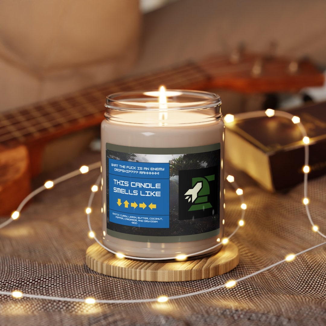 Helldivers 2 rocket Sentry Stratagem Candle Gamer Gift for Milennials ...