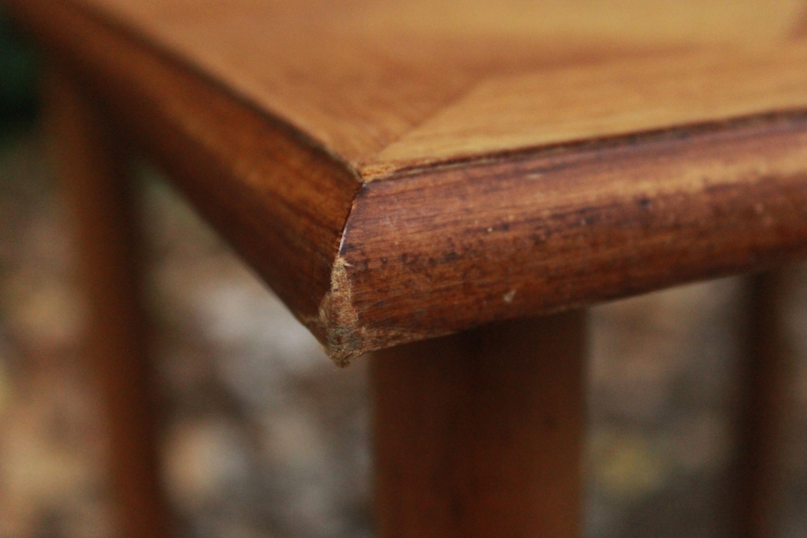 Oak Inlay Side Table Wood Plant Stand Cross Hatch Inlay Pattern - Etsy