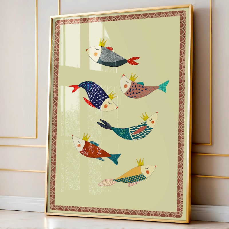 Fishing for Crown Svg - Etsy