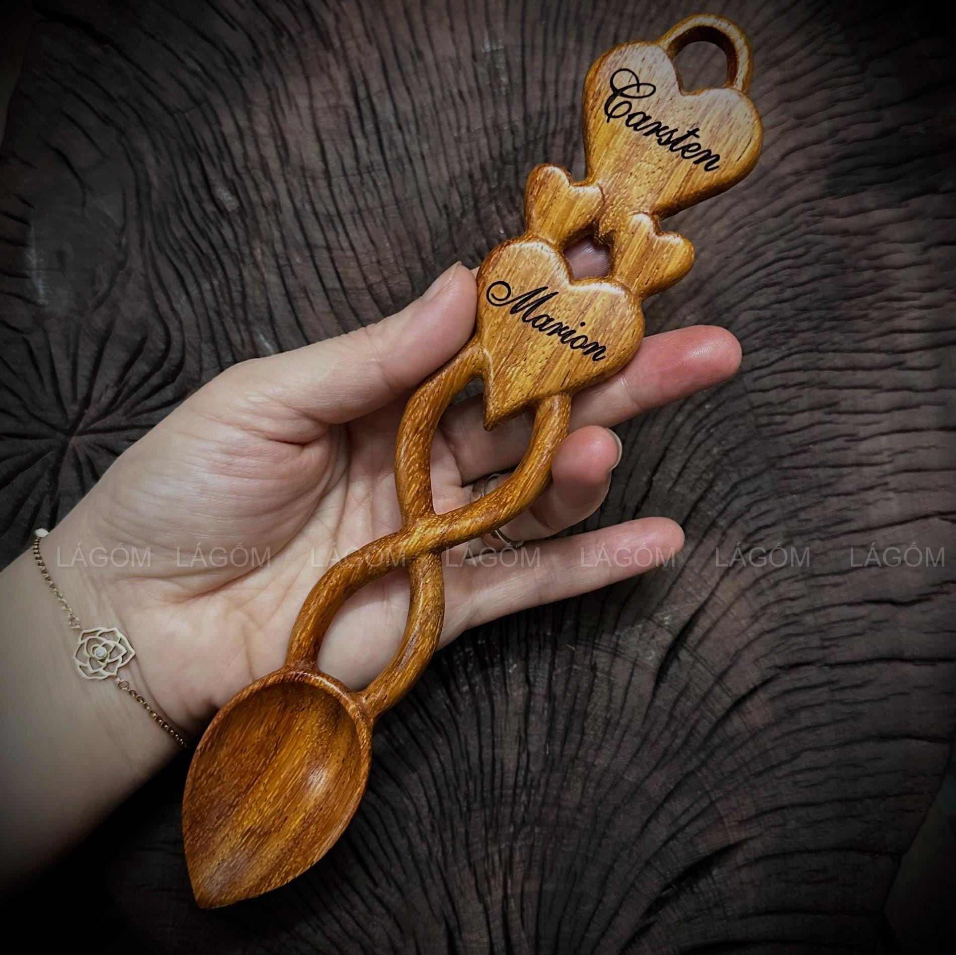 Welsh Love Spoons Handmade and Engraved Spoons Hand-carved Welsh Spoons ...