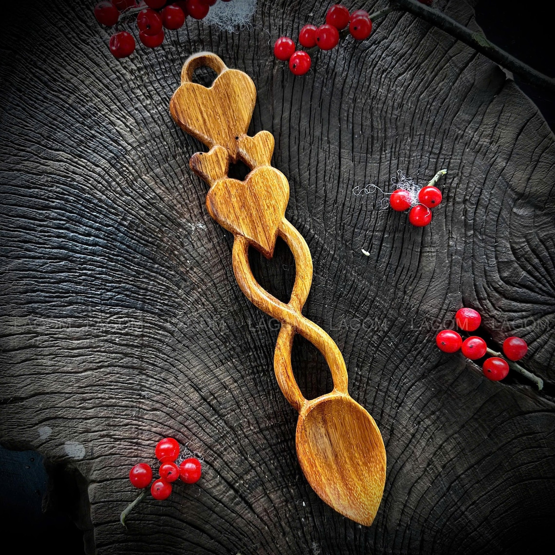 Welsh Love Spoons Handmade and Engraved Spoons Hand-carved Welsh Spoons ...