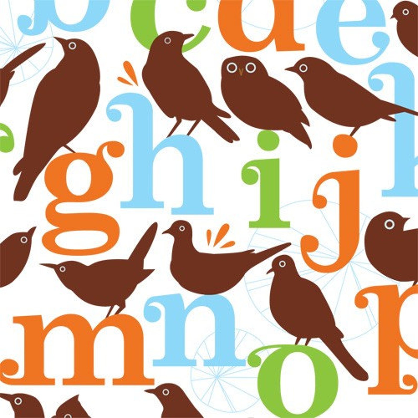 Alphabird Poster - Etsy