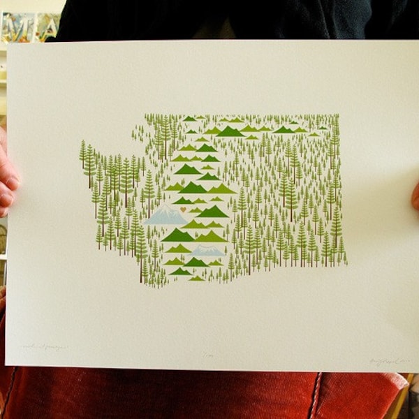 Minnesota State Tree Print 11x14 - Etsy