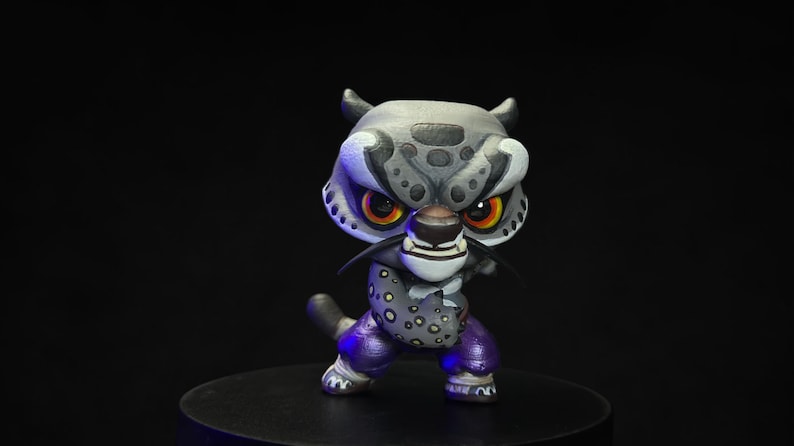 Kung Fu Panda Custom Figures - Chibi Tai Lung - Etsy