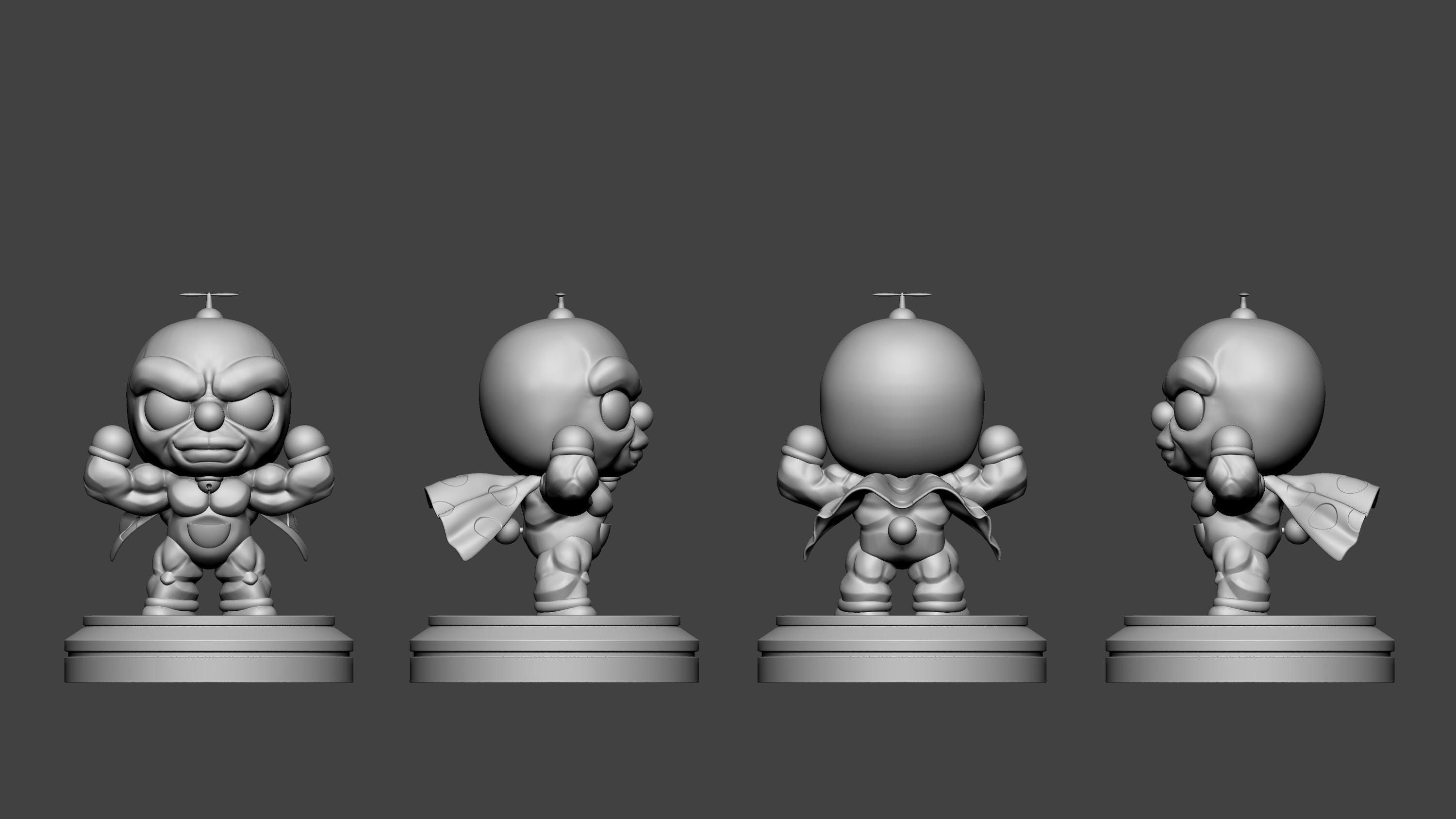 Chibi Muscle Doraemon - Etsy