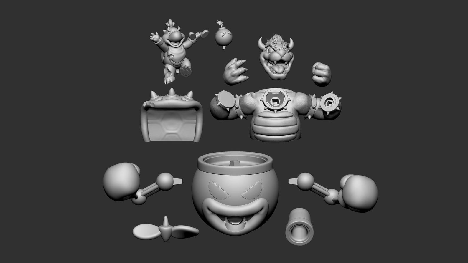 Bowser in Koopa Clown Car - Etsy