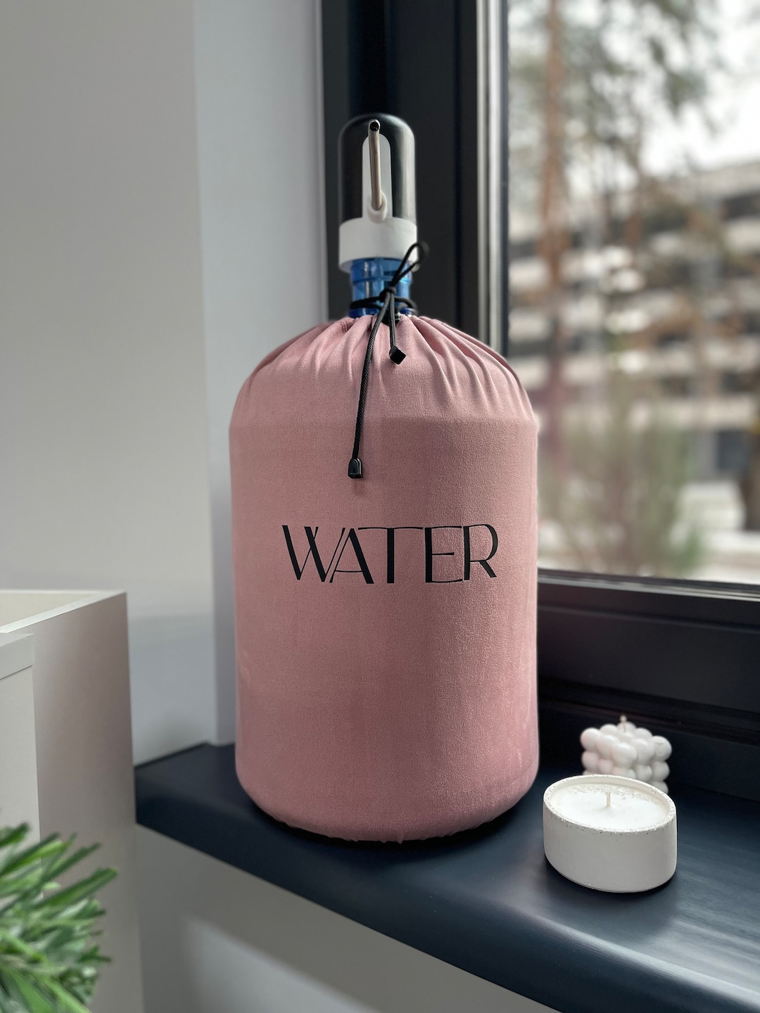 Soft Pink Printed Water Bottle Cover. Cover for Water Bottle. Water ...