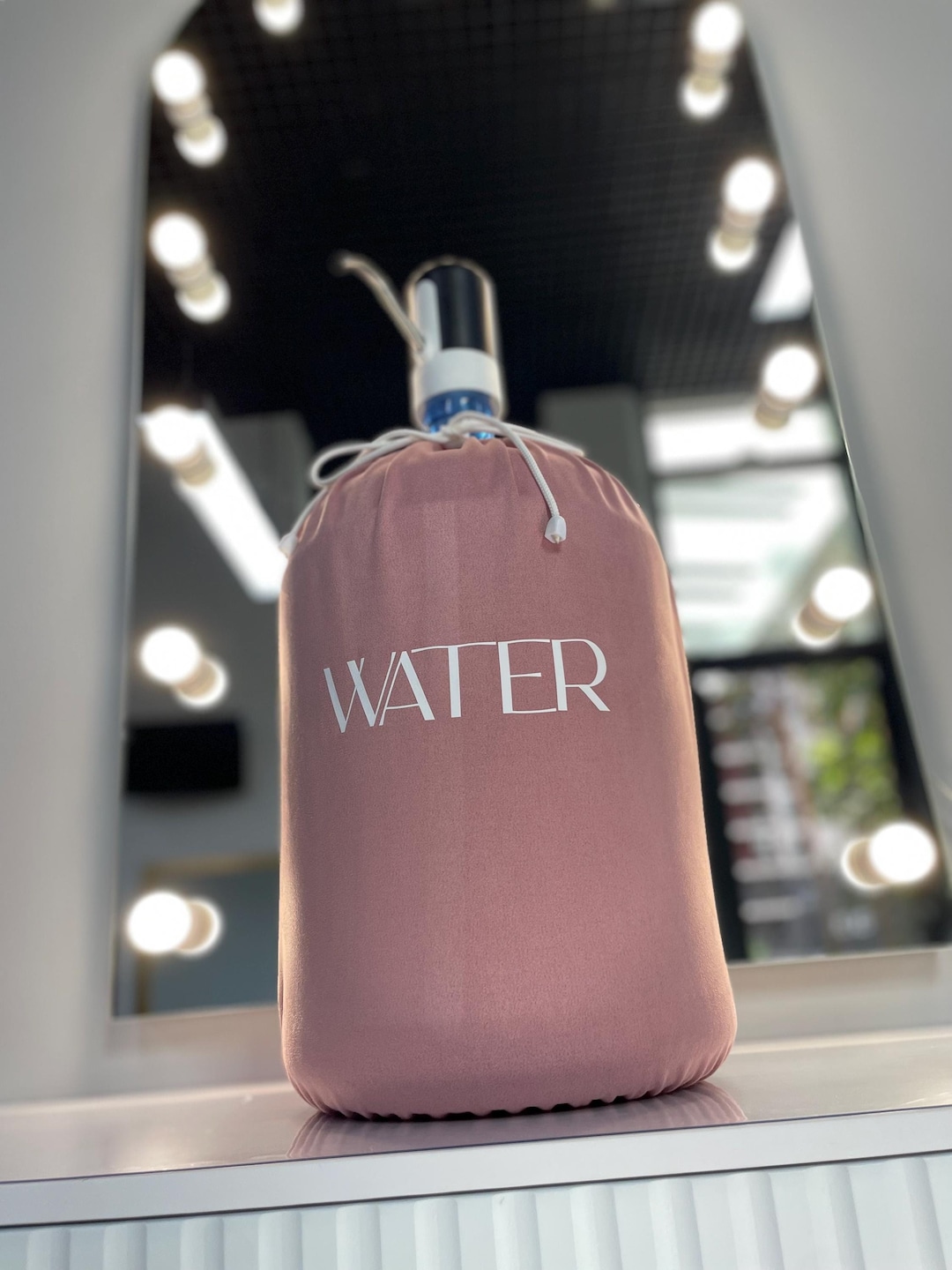 Soft Pink Printed Water Bottle Cover. Cover for Water Bottle. Water ...