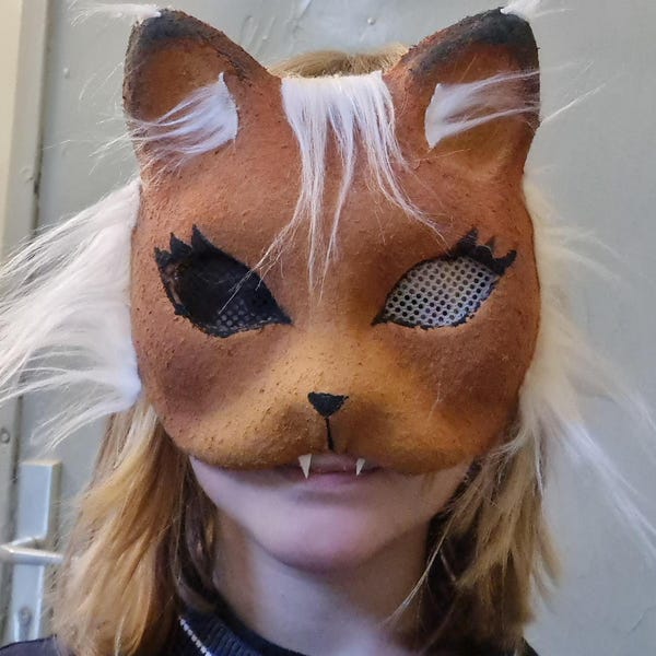 Orange Cat Therian Mask (Just for you!) - Etsy