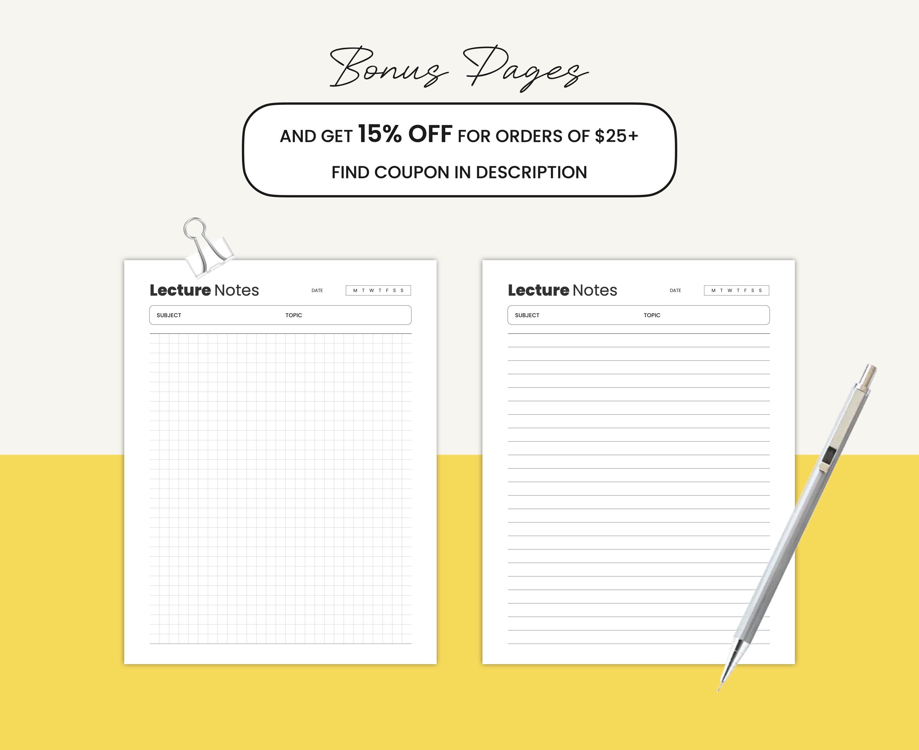 Cornell Notes Printable Cornell Notes Template Cornell Method Cornell ...
