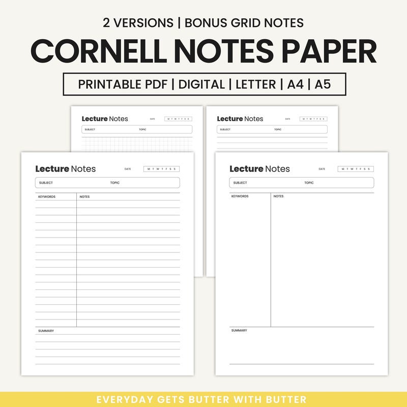 Cornell Notebook - Etsy