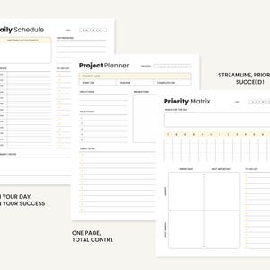 Planner Work Planner Productivity Planner 2025 New Year Resolution ...