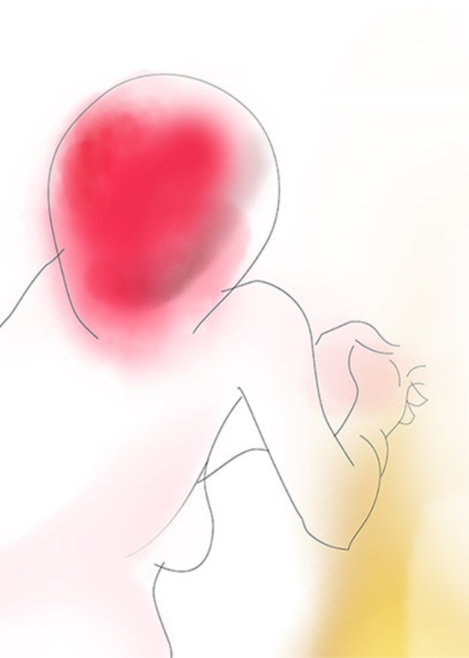 Printable Naked Woman Body Line Drawing Art Etsy