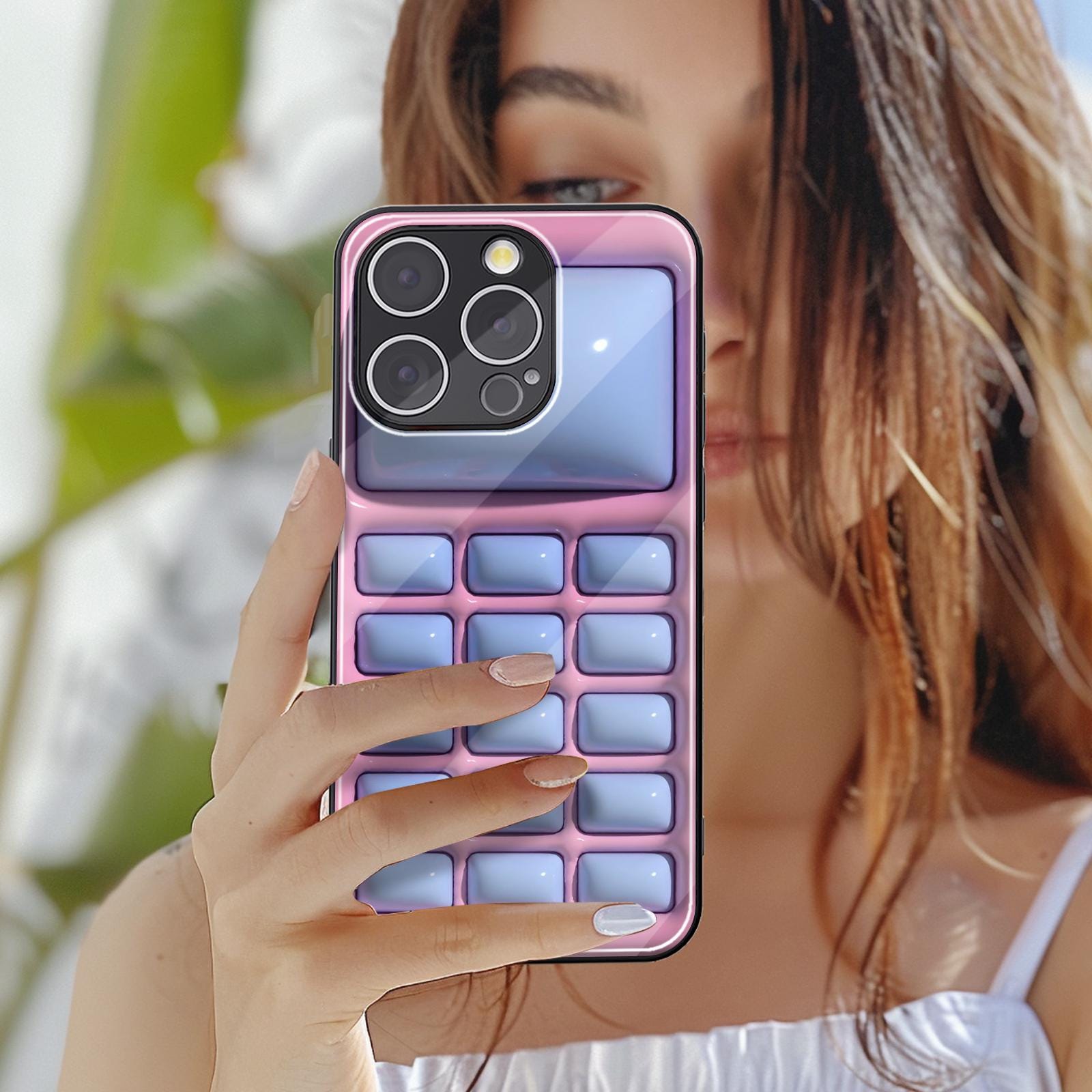 3D Art Calculator Phone Cases for iPhone 15 14 13 12 11 Pro Max X XR 8 ...