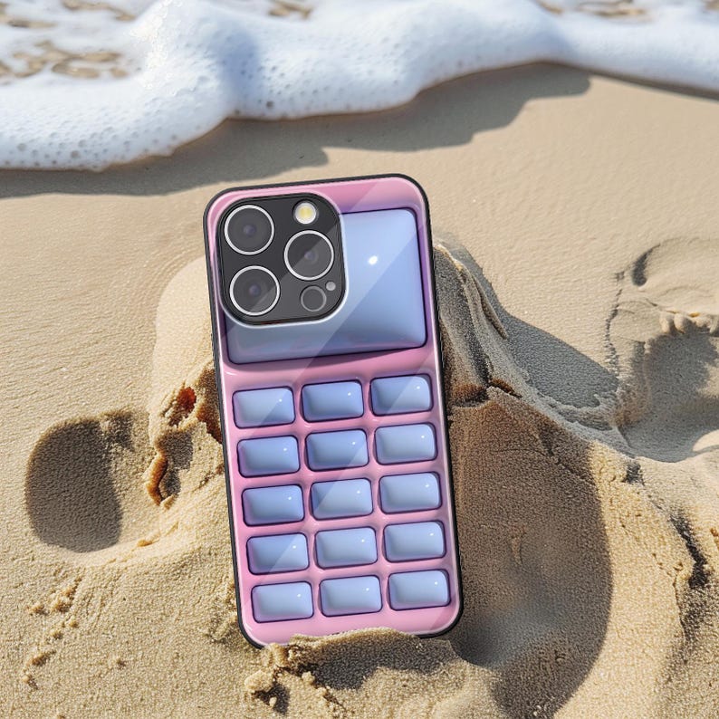 3D Art Calculator Phone Cases for iPhone 15 14 13 12 11 Pro Max X XR 8 ...