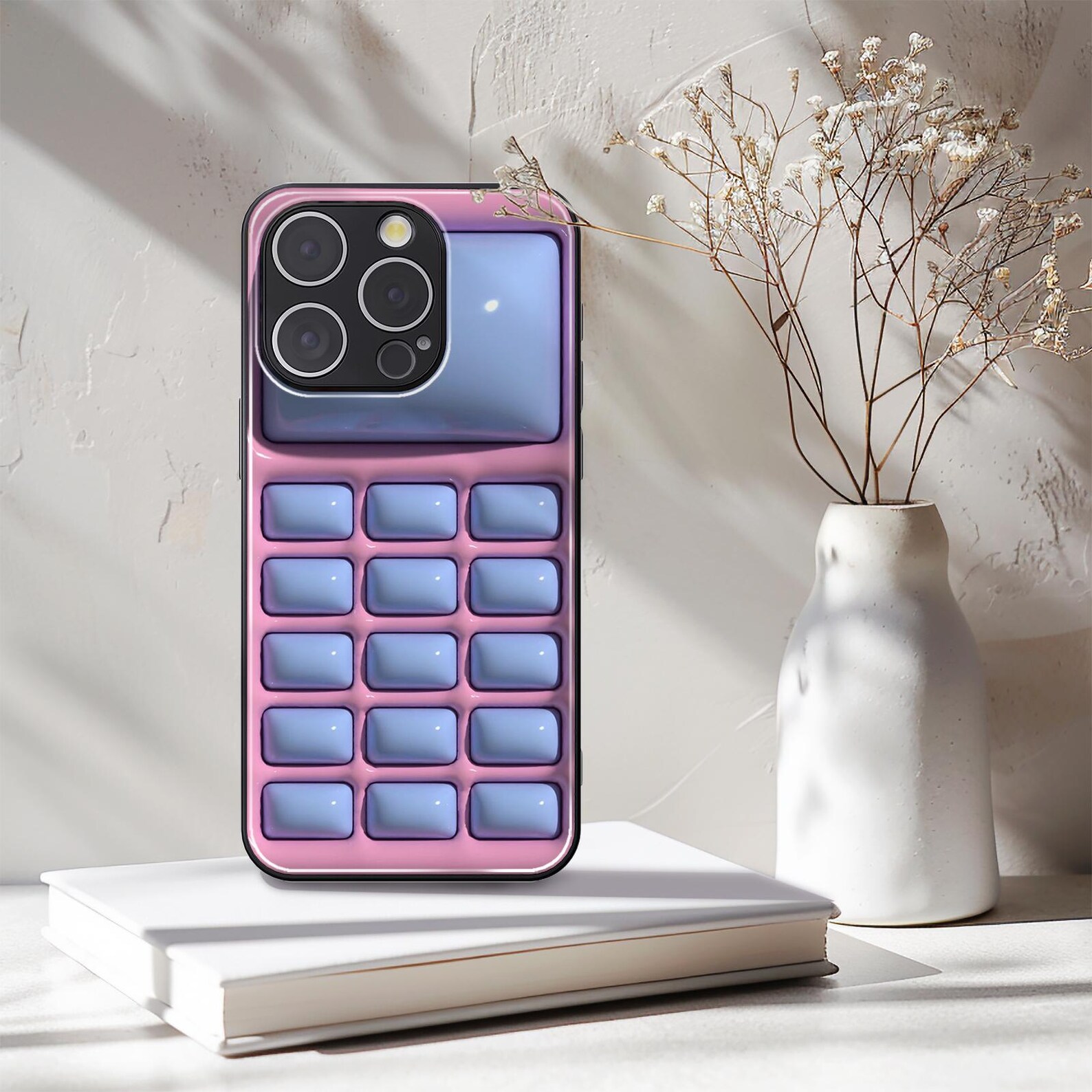 3D Art Calculator Phone Cases for iPhone 15 14 13 12 11 Pro Max X XR 8 ...