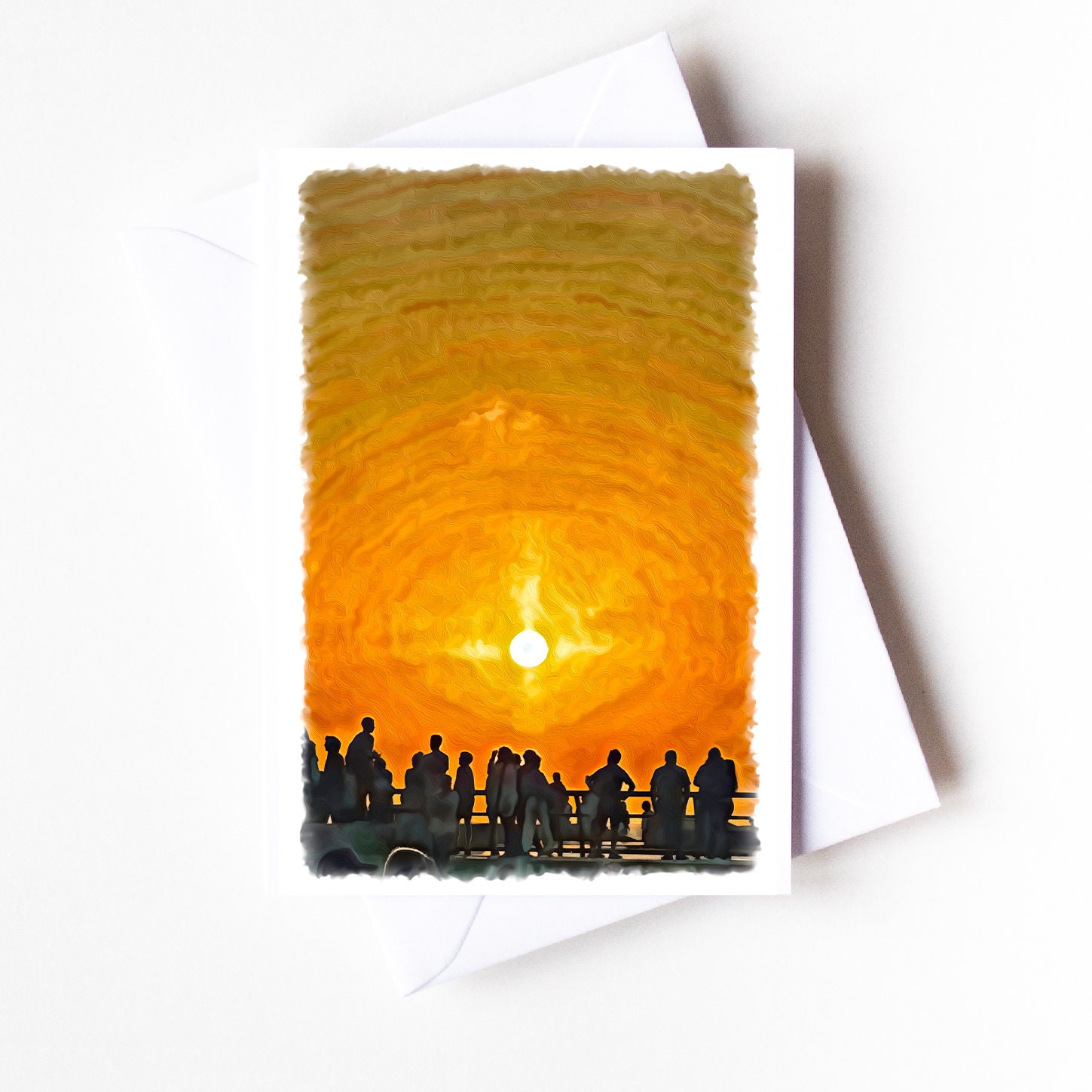 Venice Beach Note Cards Set, Muscle Beach, Santa Monica CA, Sunset ...