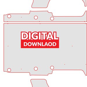 Mercedes Citan DXF Files for CNC to Fit Lwb Xlwb-van Ply Lininig Floor ...