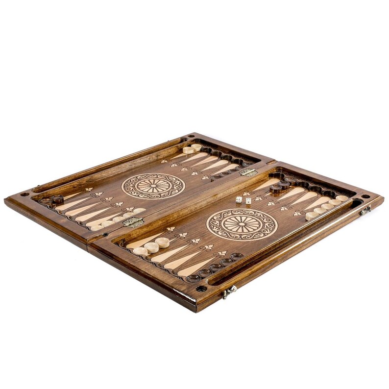 Handcrafted Wooden Chess-backgammon Set, Personalized Gift - Etsy