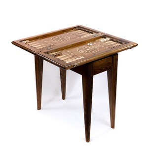 Classic Wooden Backgammon Table / Table-backgammon Eternity / HANDMADE ...