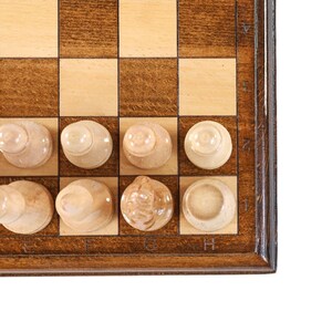 Square Chess Board, Wooden Chess Set / Personalized Gift / HANDMADE - Etsy
