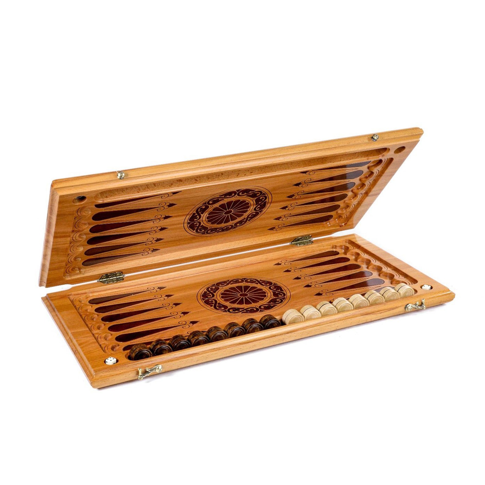 Epoxy Backgammon Set With Tree Branch Slices, Wooden Board, Fathers Day ...