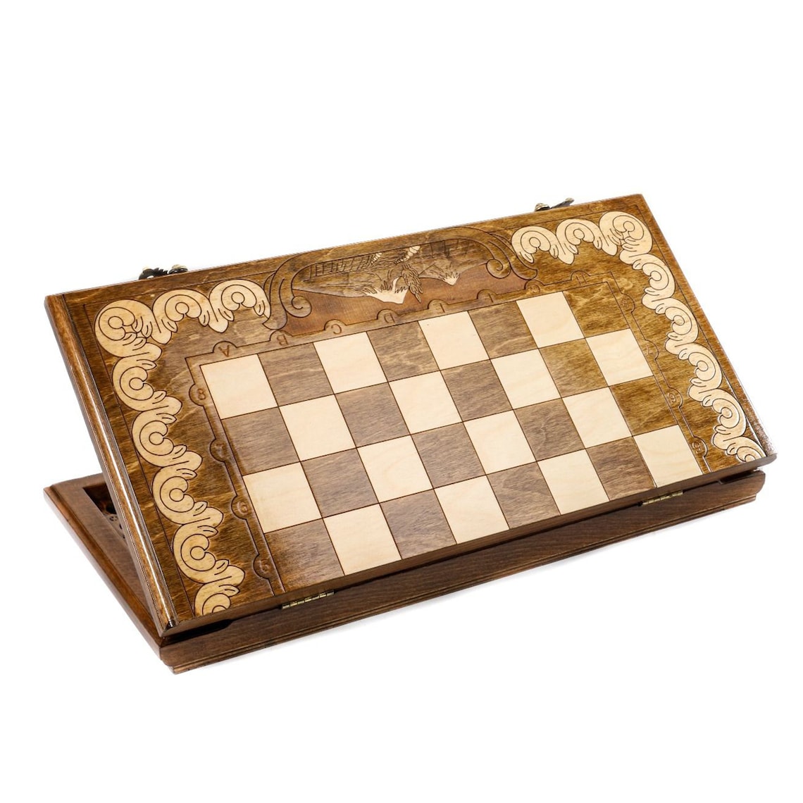 Ornamental Chess-backgammon Classic Set, Personalized Gift, Fathers Day Gift - Etsy