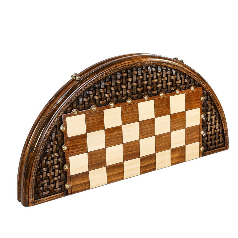 Handcrafted Wooden Circle Chess Set / PERSONALIZED - Etsy