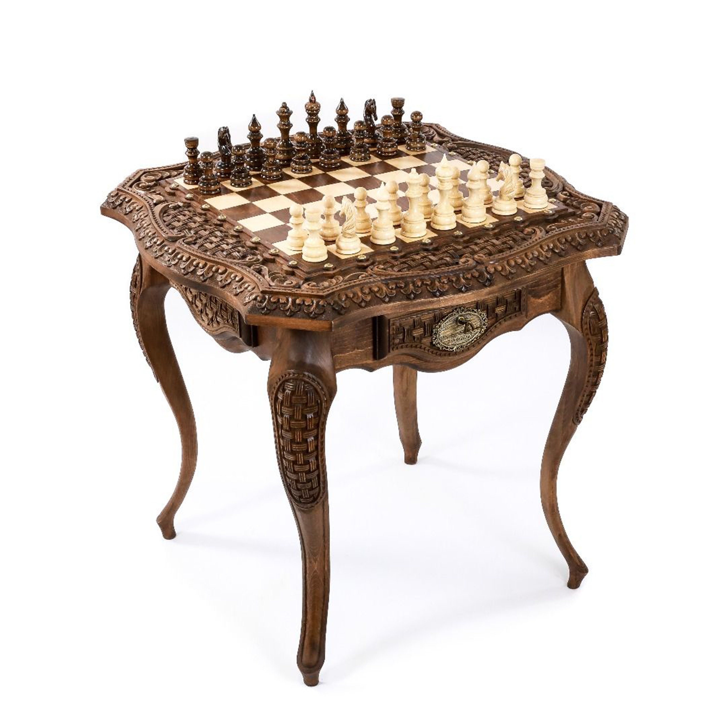 Luxurious Wooden Chess Table, Handmade Chess Table - Etsy