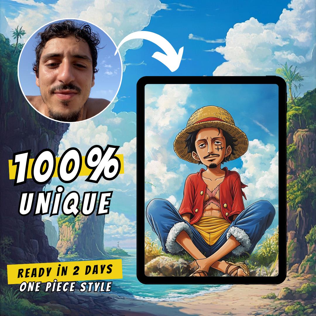 Custom Anime Portrait, One Piece Poster, Anime Art, Wall Art Gift ...