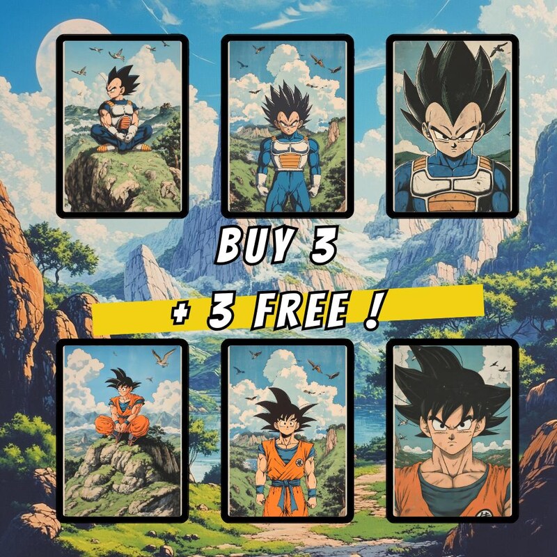 Dragon Ball Z Room Decor - Etsy
