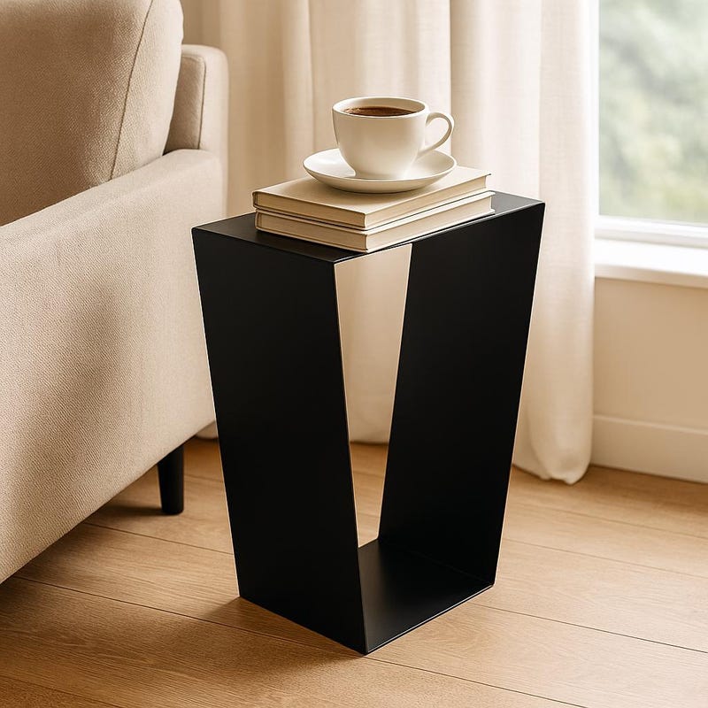 Small Metal Black Table - Etsy