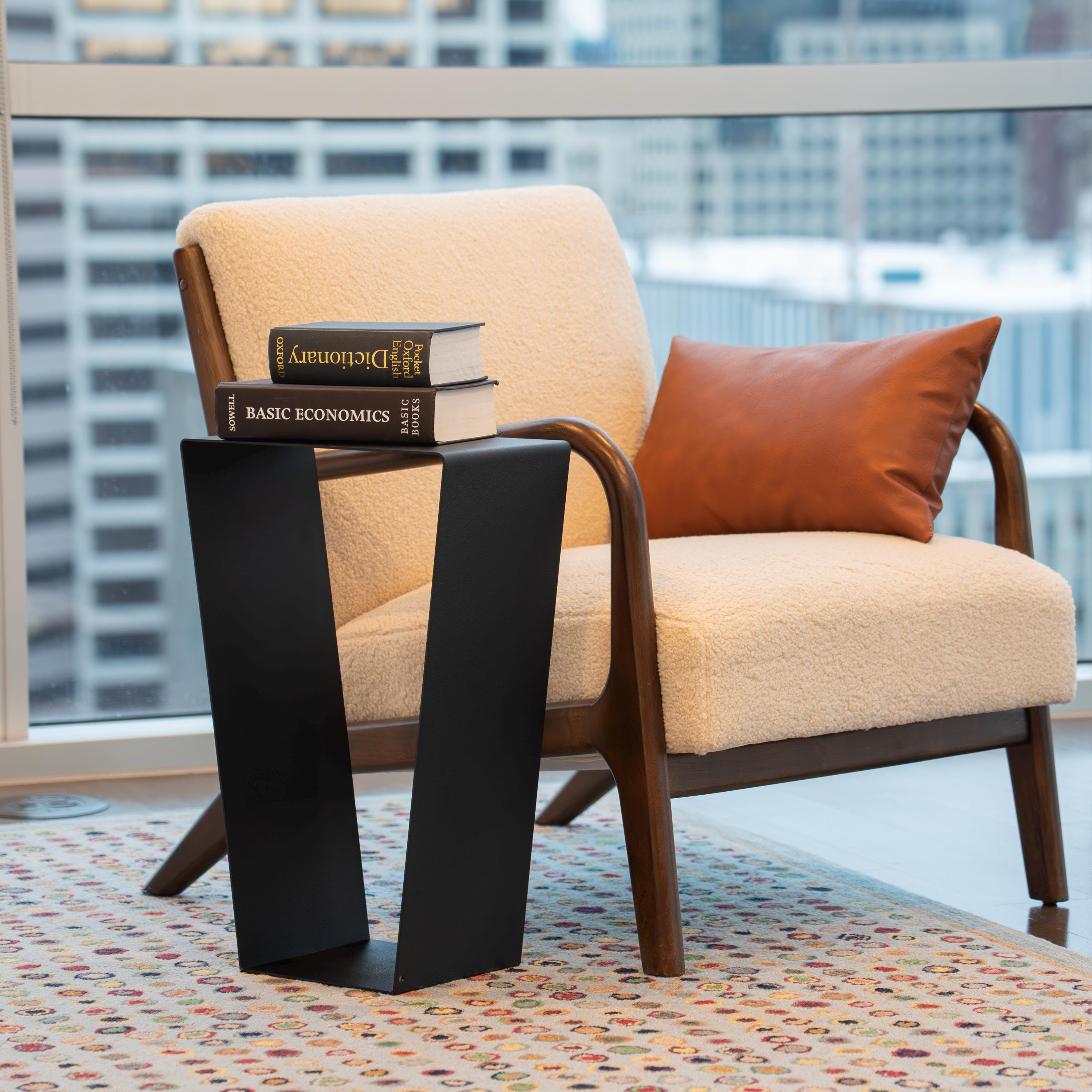 Modern Metal Side Table: Minimalist End Table, Plant Stand - Etsy