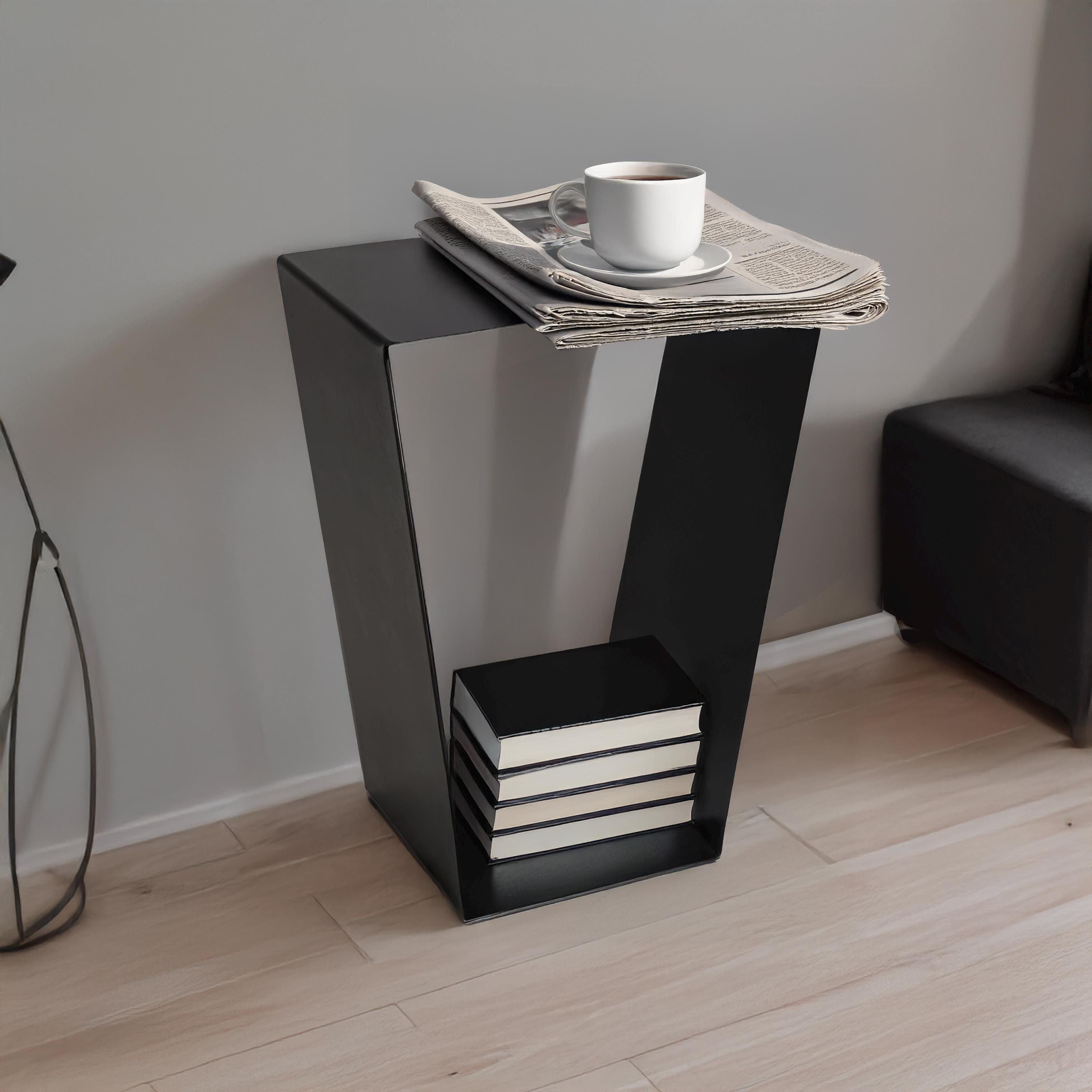 Modern Metal Side Table: Minimalist End Table, Plant Stand - Etsy