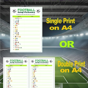 Instant Download Fun Football Emoji Quiz | Football Downloads ...