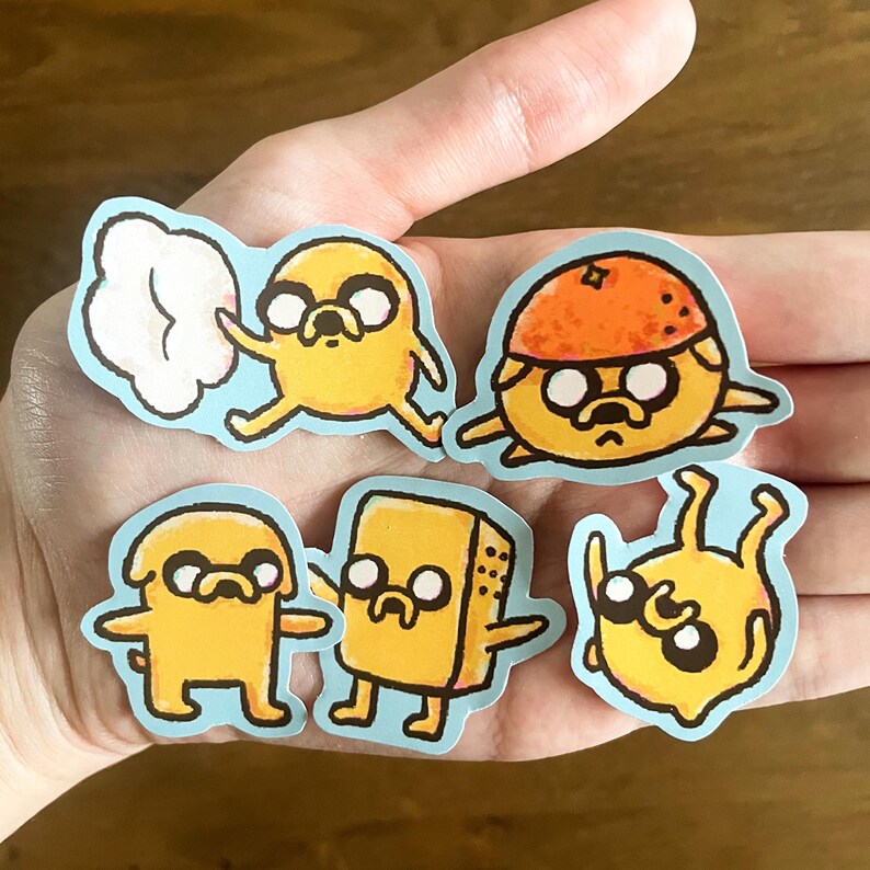 Jake the Dog Cute Stickers - Etsy