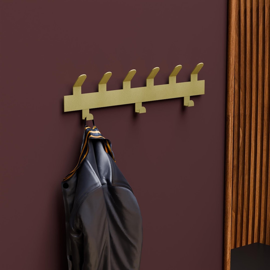 Wall Mounted Clothes Hanger, Entrance Hanger, Modern Hanger, Double ...