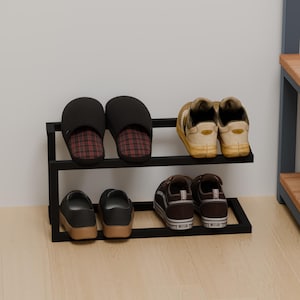 Metal Shoe Rack, Floor Shoe Rack, Shoes Organizing Area, Industrial ...