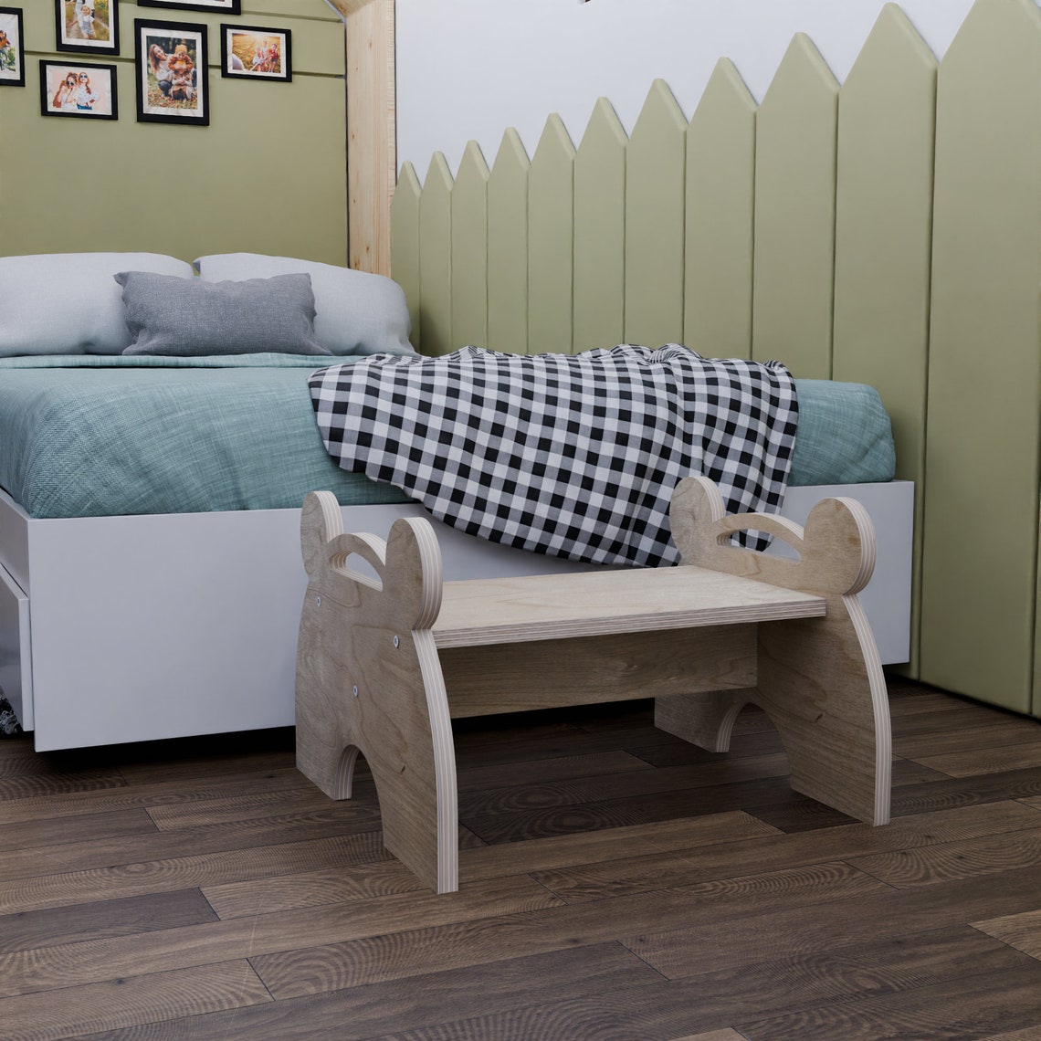 Montessori Step Stool, Children's Room, Simple and Safe Design ...