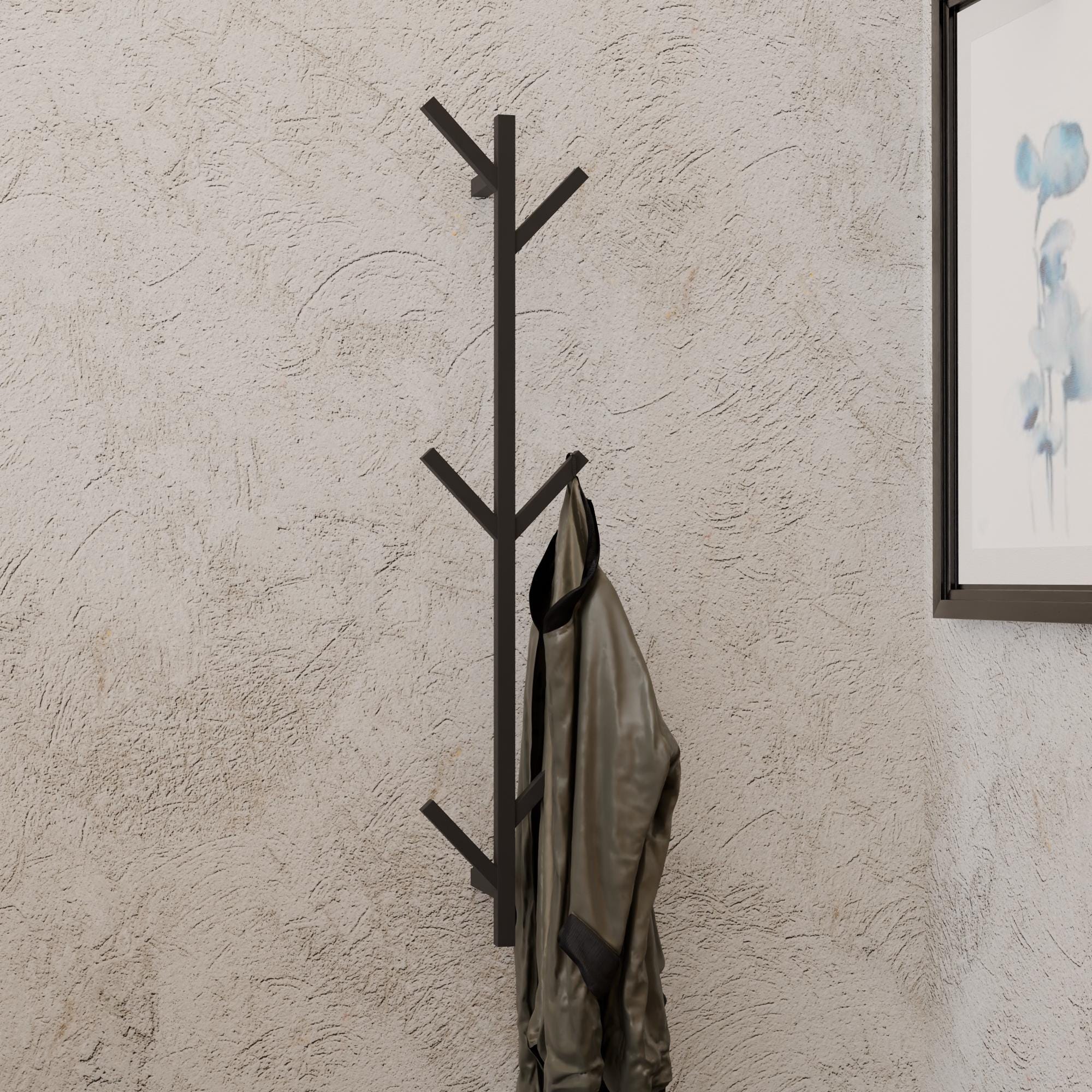 Modern Coat Rack, Jacket Hanger Stand, Towel and Clothing Organizer ...