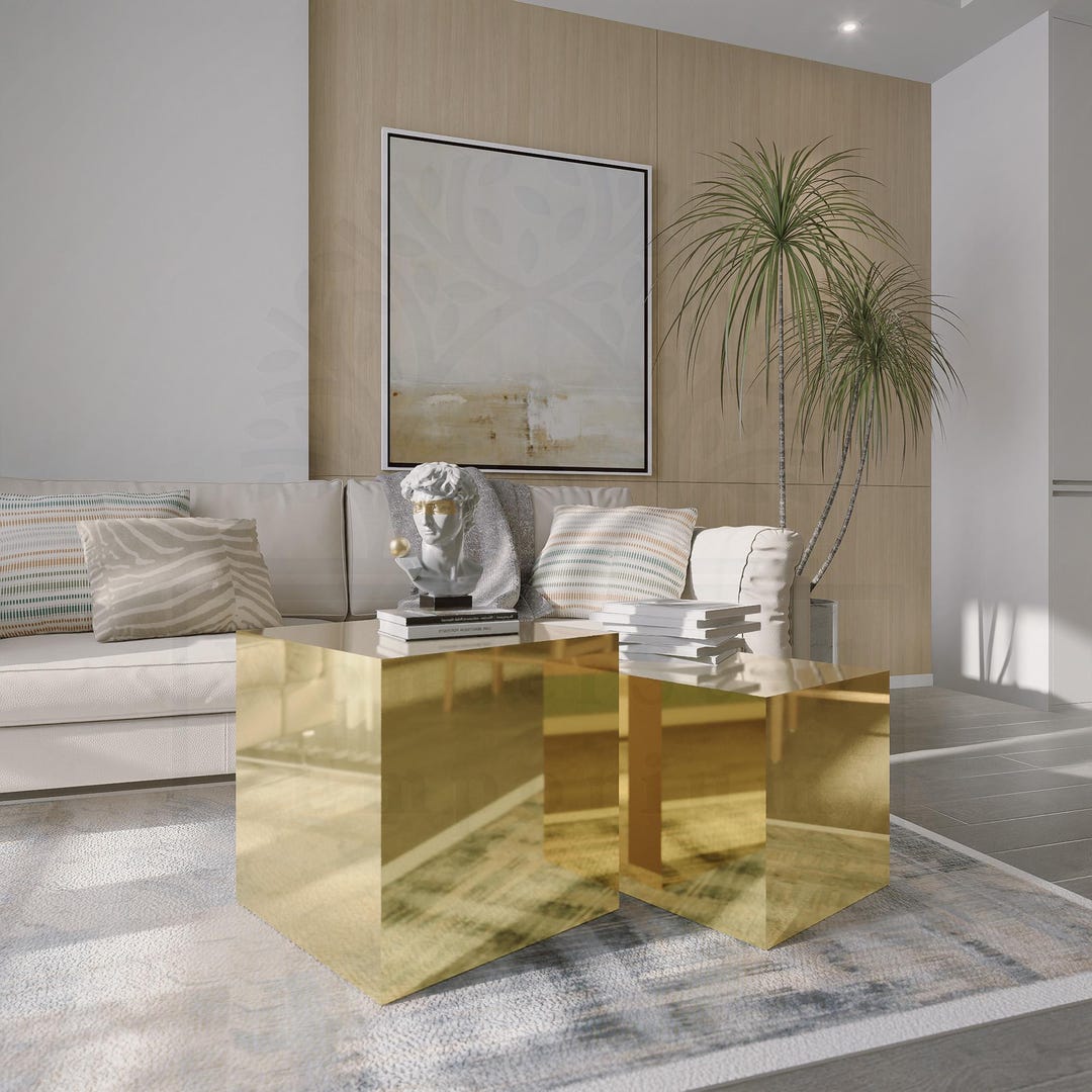 Plexiglass Decorative Center Table and Figurine Stand, Decor and ...