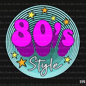 Retro 80s SVG Bundle Back to the 80s Svg, Eighties Svg, 80s Birthday ...