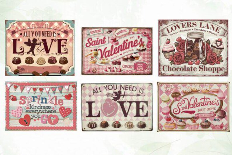 Valentine Png Bundle Sublimation Design,printable Valentine's Day ...