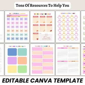 Kids ADHD Planner, Kids School Planner 2024-2025, ADHD Study Planner ...