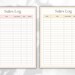 Sales Log Printable, Sale Profits Tracker, Sale Recorder, Orders Log ...