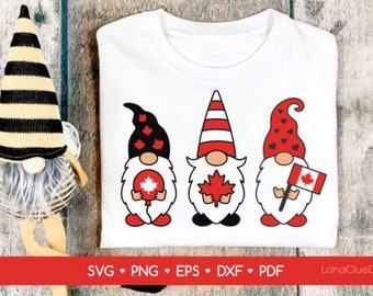 Canada Svg, Maple Leaf Hold Gnome Svg, Canada Day Gnomies Svg, Canadian ...