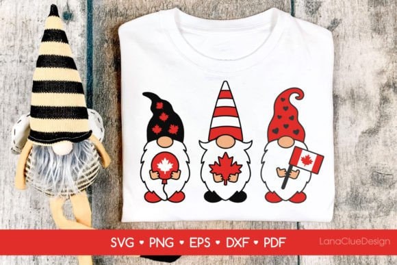 Canada Svg, Maple Leaf Gnome Svg, Canada Day Gnome Svg, Canada Flag ...