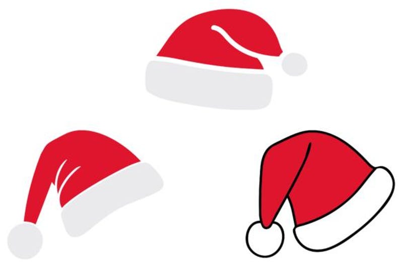 Santa Hat SVG Bundle, Christmas SVG, Christmas SVG, Santa Hat ...