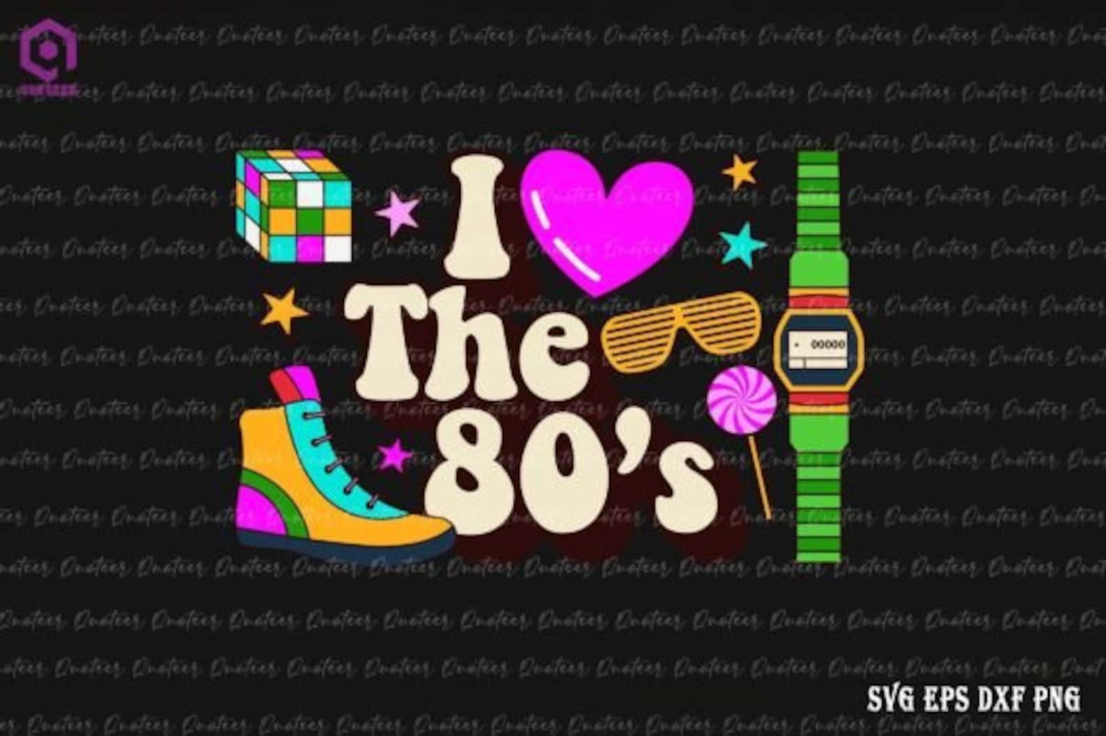 Retro 80s SVG Bundle Back to the 80s Svg, Eighties Svg, 80s Birthday ...