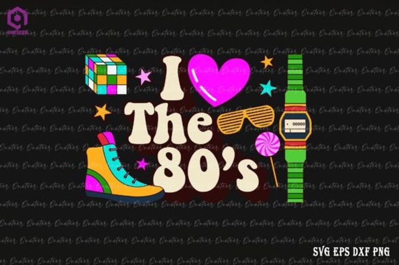 Retro 80s SVG Bundle Back to the 80s Svg, Eighties Svg, 80s Birthday ...